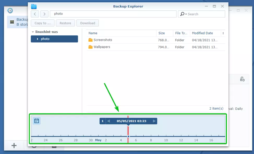 Kā lietot Synology Hyper Backup 7039_105