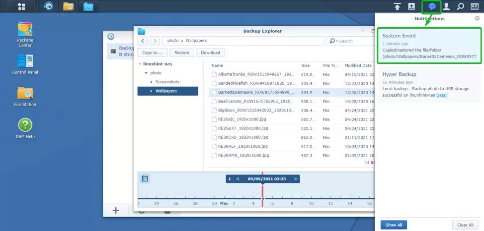 Sådan bruger du Synology Hyper Backup 7039_109