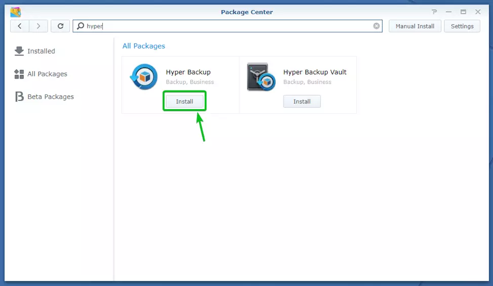 Giunsa Paggamit ang Synology Hyper Backup 7039_3