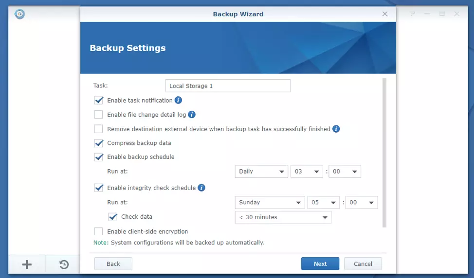 Как да използвате Synology Hyper Backup 7039_42