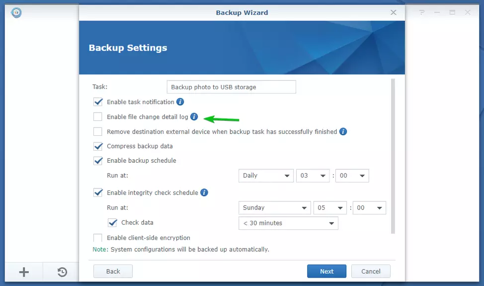 Kaip naudoti „Synology Hyper Backup“. 7039_45