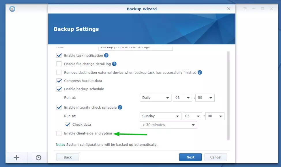 Giunsa Paggamit ang Synology Hyper Backup 7039_51