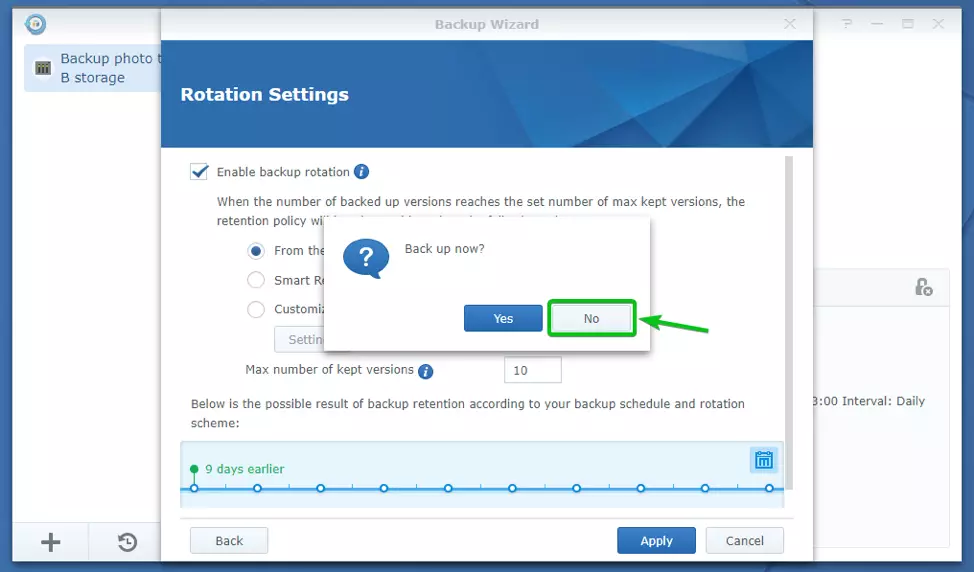 Kaip naudoti „Synology Hyper Backup“. 7039_60