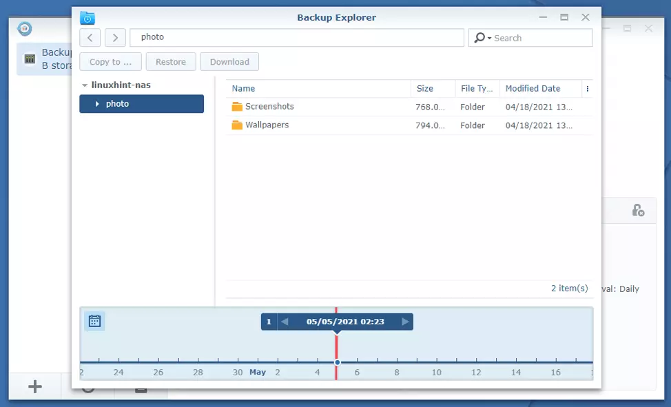 Hvernig á að nota Synology Hyper Backup 7039_70