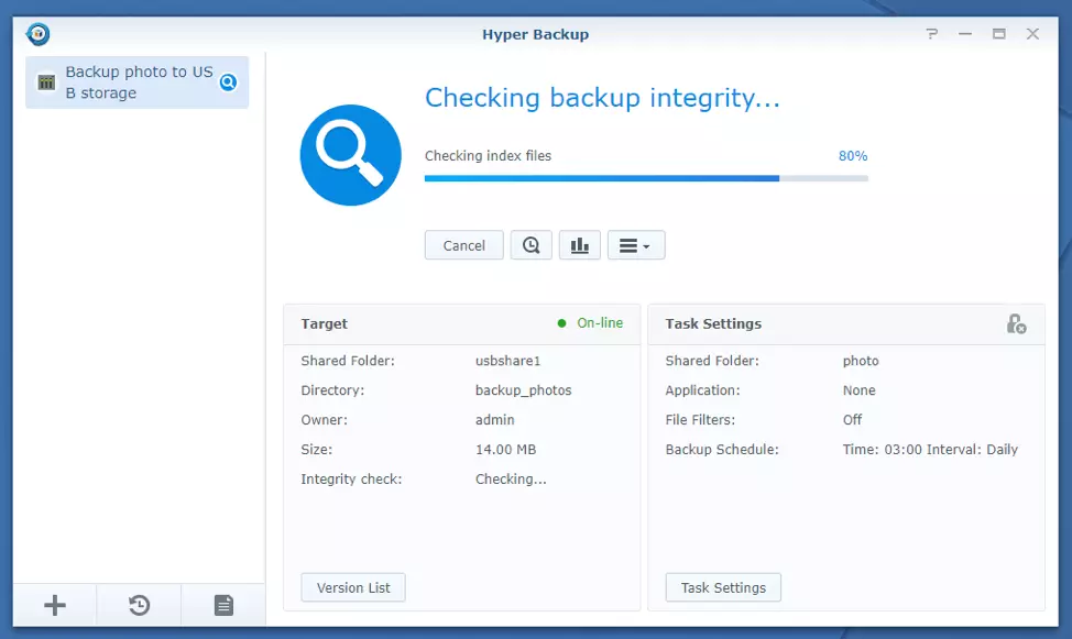 ווי צו נוצן Synology Hyper Backup 7039_92