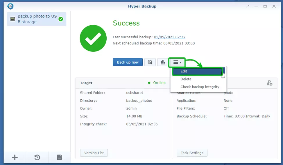 Как использовать Synology Hyper Backup 7039_95