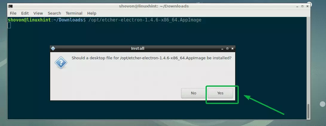 Wụnye Etcher na Linux 7045_14