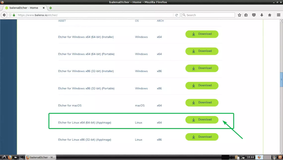Linux ನಲ್ಲಿ Etcher ಅನ್ನು ಸ್ಥಾಪಿಸಿ 7045_2