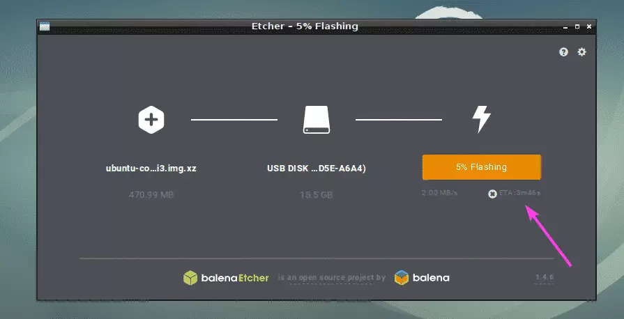 Wụnye Etcher na Linux 7045_26