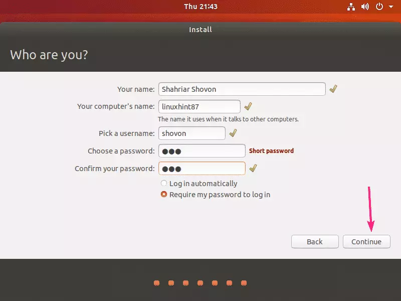 VMware பணிநிலையத்தில் Ubuntu ஐ நிறுவவும் 7051_32