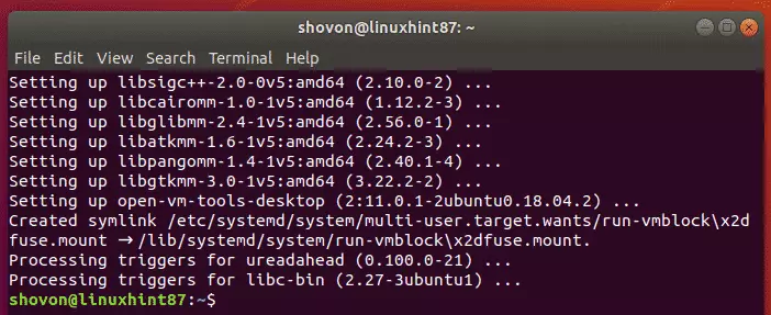 Shigar da Ubuntu a cikin VMware Workstation 7051_41