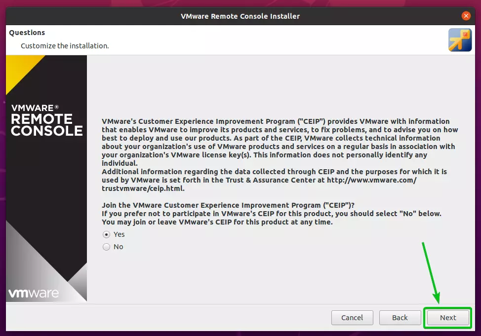 Com instal·lar VMRC (VMware Remote Console) a Linux 7052_21