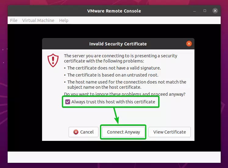 Giunsa ang Pag-install sa VMRC (VMware Remote Console) sa Linux 7052_45