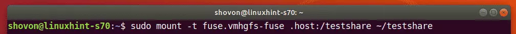 Монтирање на VMware Shares од командната линија на Linux VM 7054_18