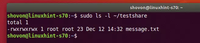 Linux VM ရှိ Command Line မှ VMware မျှဝေမှုများကို ထည့်သွင်းခြင်း။ 7054_19