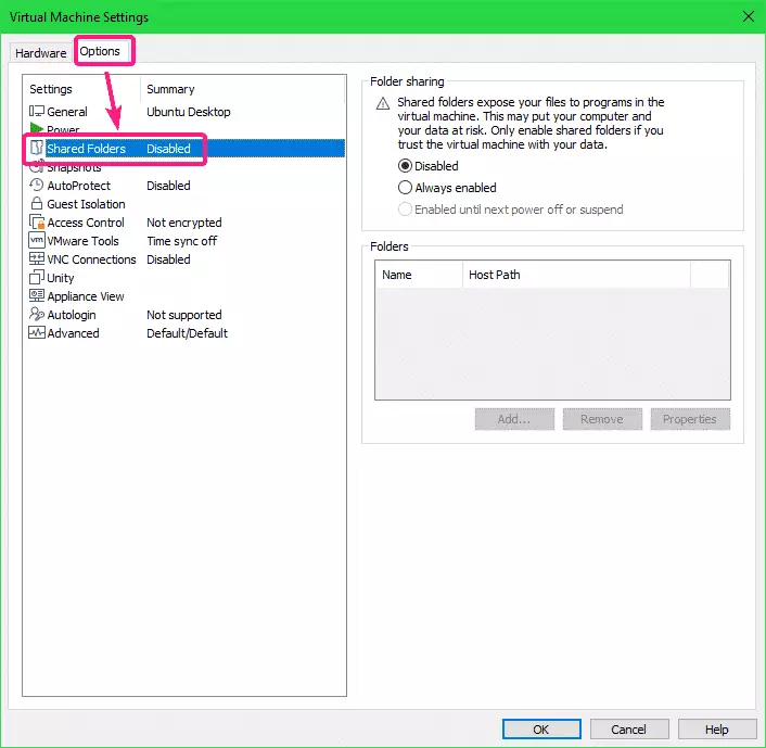 ការដំឡើងការចែករំលែក VMware ពីបន្ទាត់ពាក្យបញ្ជានៅលើ Linux VM 7054_2