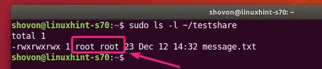 Linux VM ရှိ Command Line မှ VMware မျှဝေမှုများကို ထည့်သွင်းခြင်း။ 7054_20