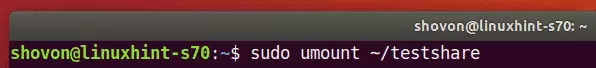 Gushiraho VMware Igabana kuva kuri Command Line kuri Linux VM 7054_21