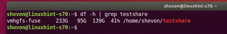 Linux VM ရှိ Command Line မှ VMware မျှဝေမှုများကို ထည့်သွင်းခြင်း။ 7054_30