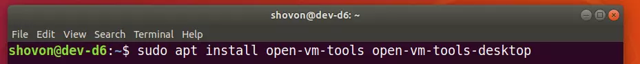 როგორ დააინსტალიროთ VMware Tools Ubuntu/Debian VMware ვირტუალურ მანქანაზე 7055_3