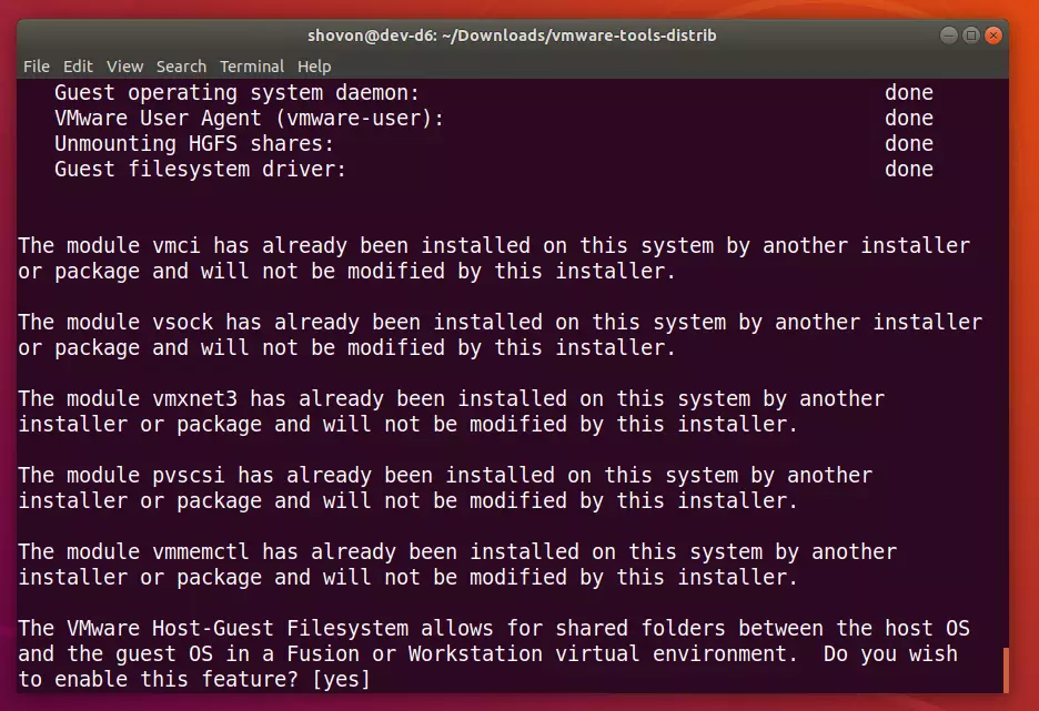 Wéi installéiere VMware Tools op Ubuntu / Debian VMware Virtual Machine 7055_33