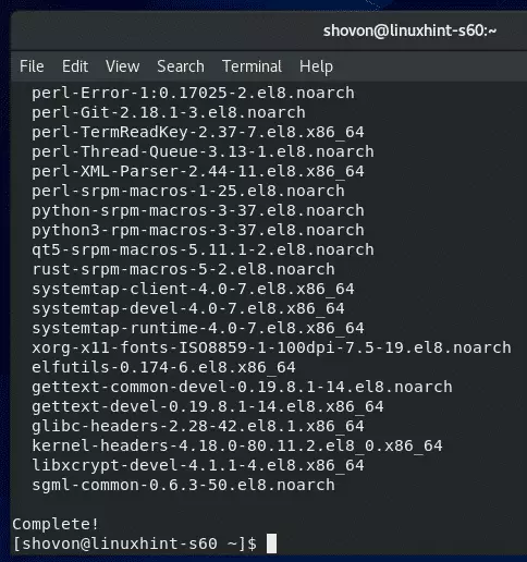 CentOS 8 တွင် VMware Player 15 ကို ထည့်သွင်းနည်း 7057_12