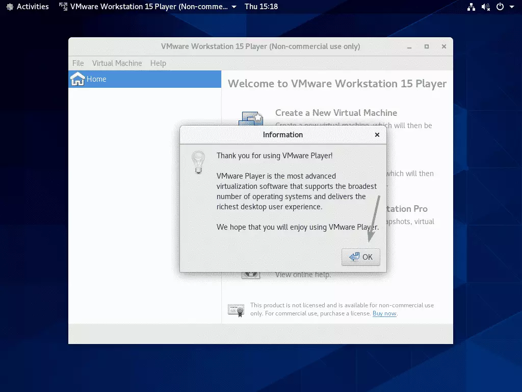 Slik installerer du VMware Player 15 på CentOS 8 7057_34