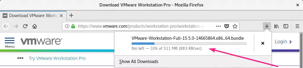 CentOS 8 ରେ VMware ୱର୍କଷ୍ଟେସନ୍ ପ୍ରୋ 15 ସଂସ୍ଥାପନ କରନ୍ତୁ | 7058_11