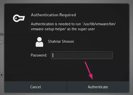 CentOS 8 ରେ VMware ୱର୍କଷ୍ଟେସନ୍ ପ୍ରୋ 15 ସଂସ୍ଥାପନ କରନ୍ତୁ | 7058_30