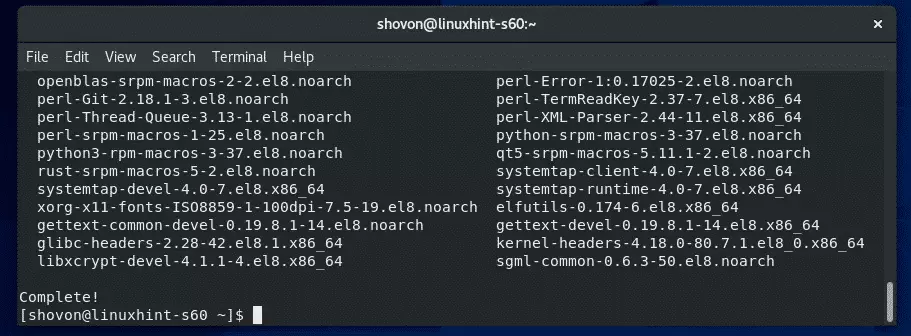 CentOS 8 ରେ VMware ୱର୍କଷ୍ଟେସନ୍ ପ୍ରୋ 15 ସଂସ୍ଥାପନ କରନ୍ତୁ | 7058_4