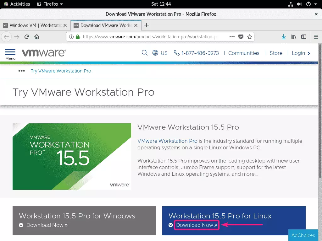 CentOS 8 жүйесінде VMware Workstation Pro 15 орнатыңыз 7058_9