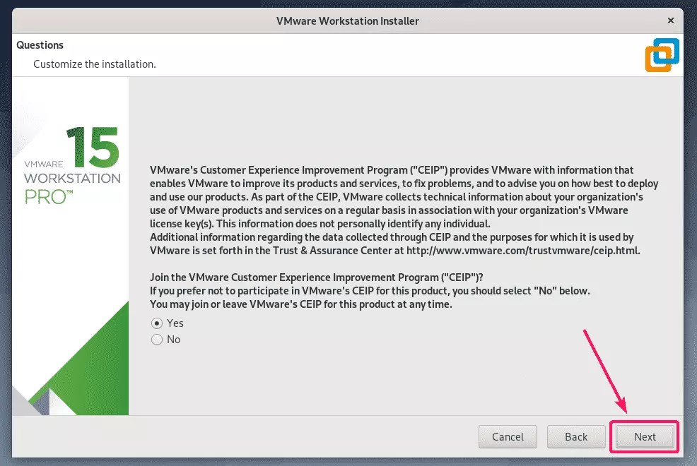 A VMware Workstation Pro telepítése Debian 10 rendszerre 7060_18