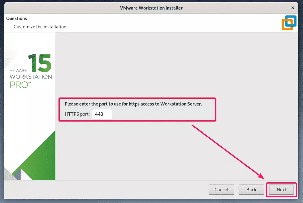 Fametrahana VMware Workstation Pro amin'ny Debian 10 7060_21