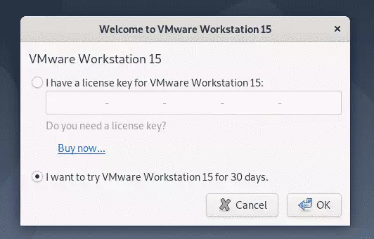 Fametrahana VMware Workstation Pro amin'ny Debian 10 7060_27