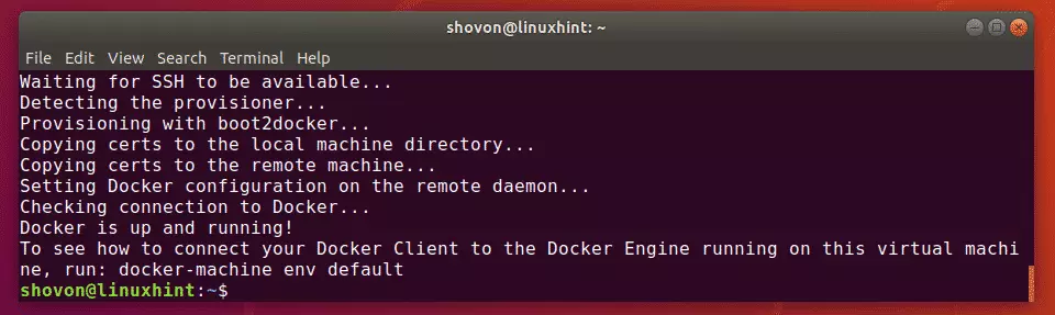 VMware Workstation で Docker マシンをセットアップする方法 7063_22