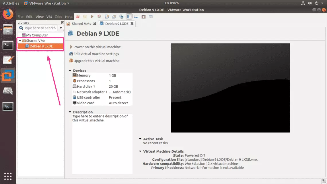 Sebetsa le VMware Workstation Pro Shared VMs ho Ubuntu 7064_10