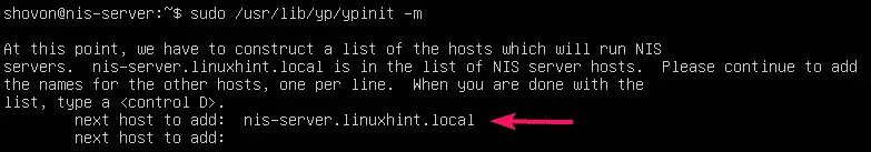 Txhim kho NIS server ntawm Ubuntu 18.04 LTS 7067_23