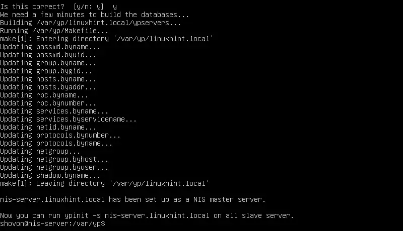 Txhim kho NIS server ntawm Ubuntu 18.04 LTS 7067_25