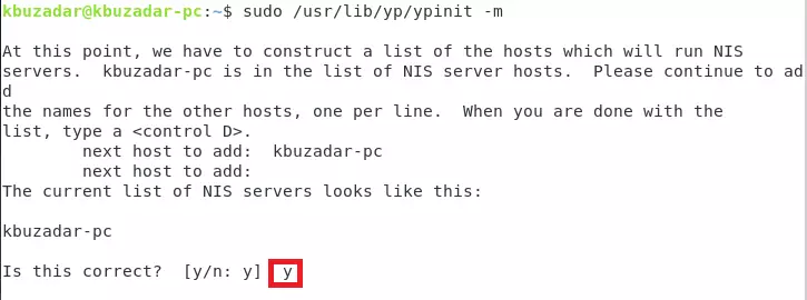 كيفية تثبيت وتهيئة NIS Server على دبيان 10؟ 7068_24