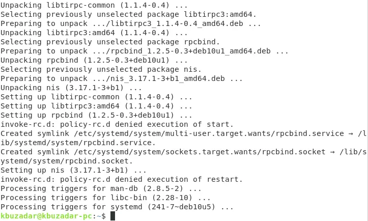 كيفية تثبيت وتهيئة NIS Server على دبيان 10؟ 7068_5