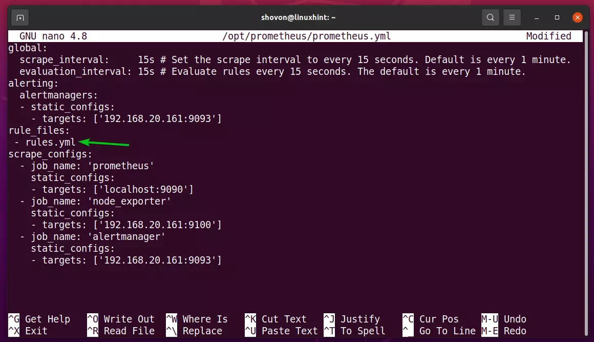 Com instal·lar i configurar Prometheus Alert Manager a Ubuntu 20.04 LTS 7072_35