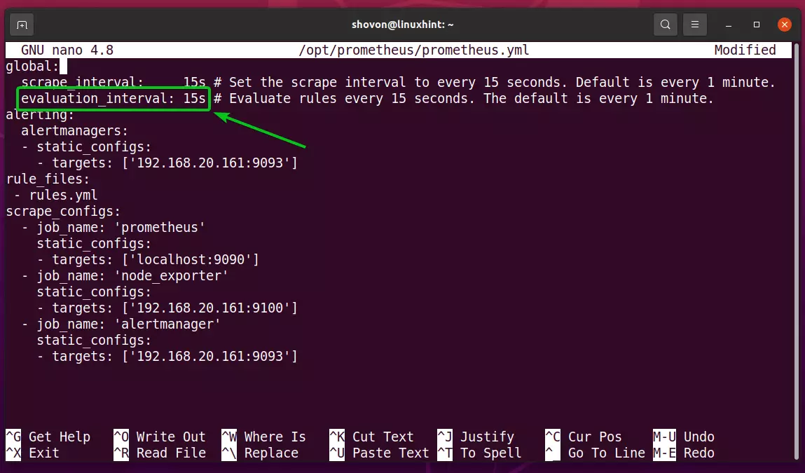 Nola instalatu eta konfiguratu Prometheus Alert Manager Ubuntu 20.04 LTS-n 7072_36