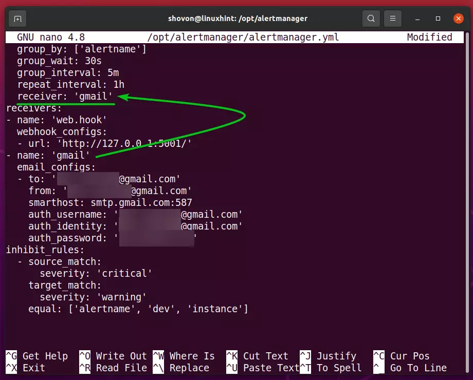 Com instal·lar i configurar Prometheus Alert Manager a Ubuntu 20.04 LTS 7072_50