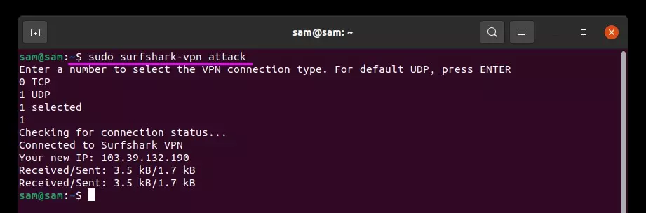 Como protexer o teu sistema Ubuntu Linux con SurfShark VPN 7081_13