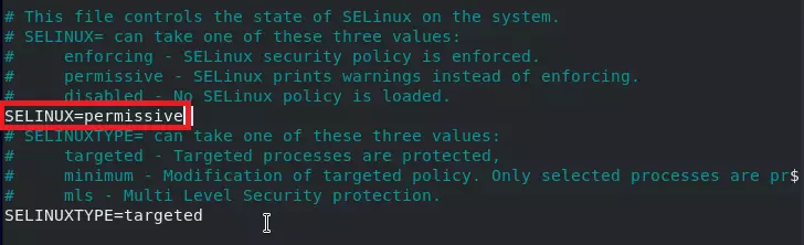 Як налаштувати SELinux на дозвільний режим? 7085_9