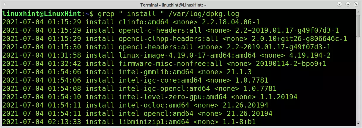 Wie überprüfe ich, ob ein Paket auf Debian und Ubuntu installiert ist? 7091_9