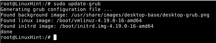 Comment puis-je obtenir un terminal de Grub sur Debian 7095_12