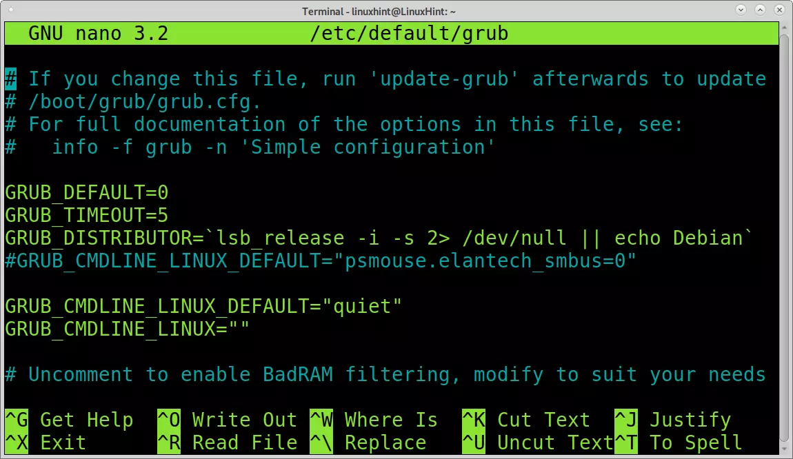 Debian-dagi Grub-dan terminalni qanday olsam bo'ladi 7095_2