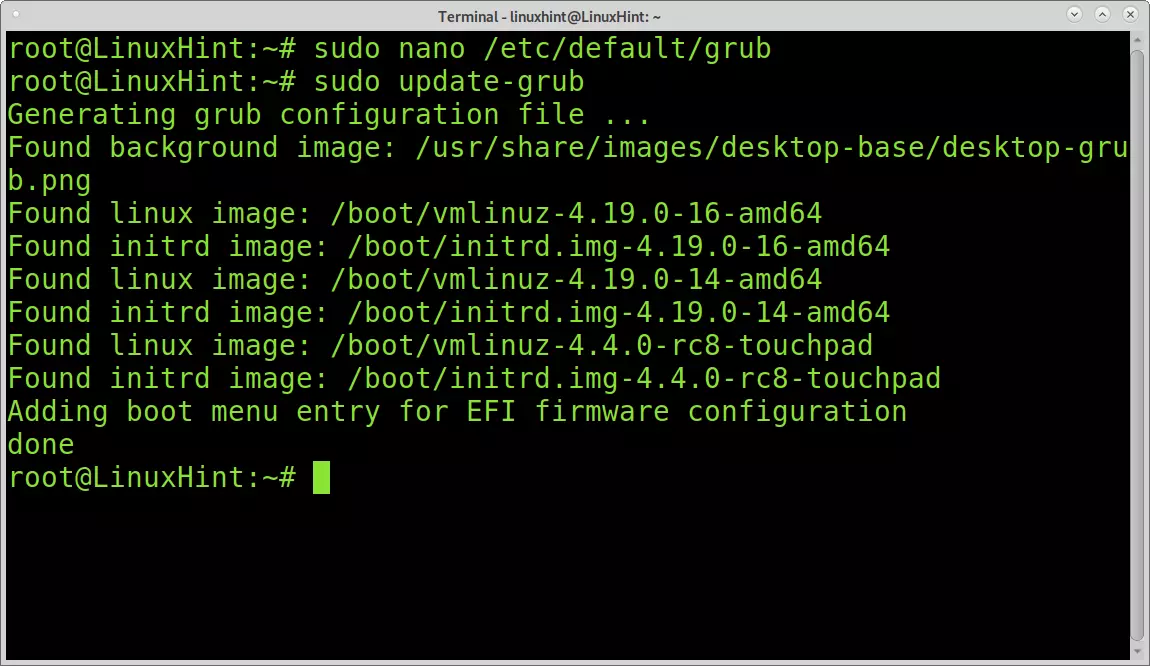 Debian-dagi Grub-dan terminalni qanday olsam bo'ladi 7095_4