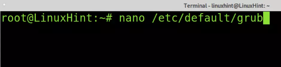 Ŝanĝu la grub-lanĉan ordon en Debian Linukso 7096_2